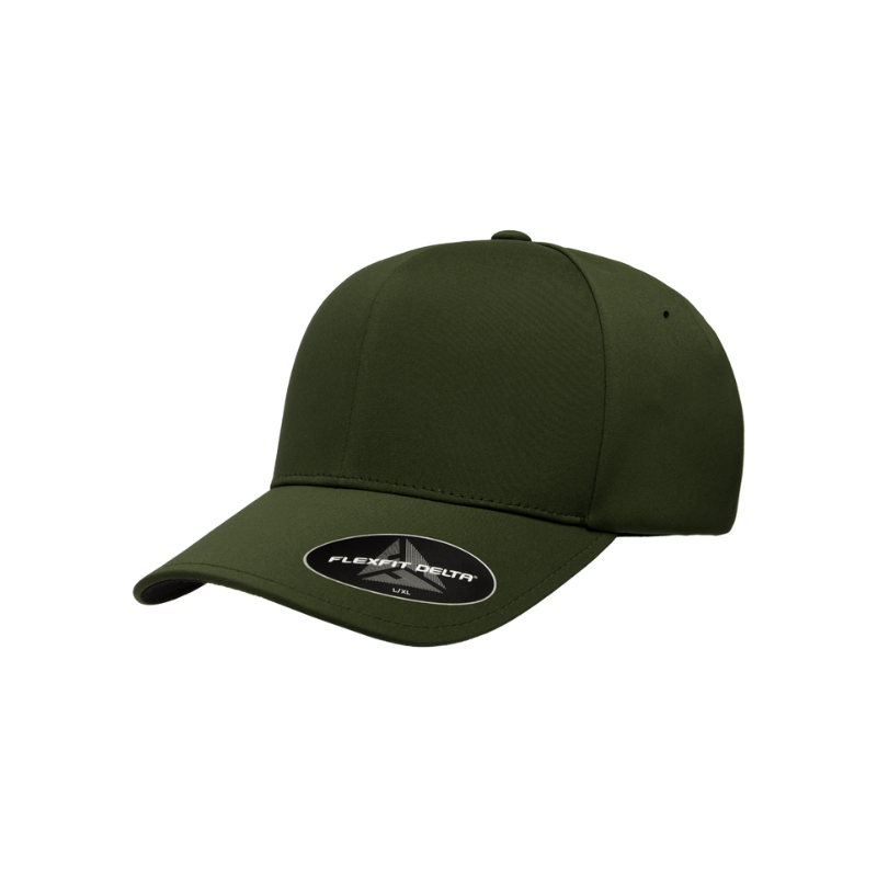 DELTA-ADJ-OLV Stylish Delta Olive Cap with Adjustable Fit – Headgame SA